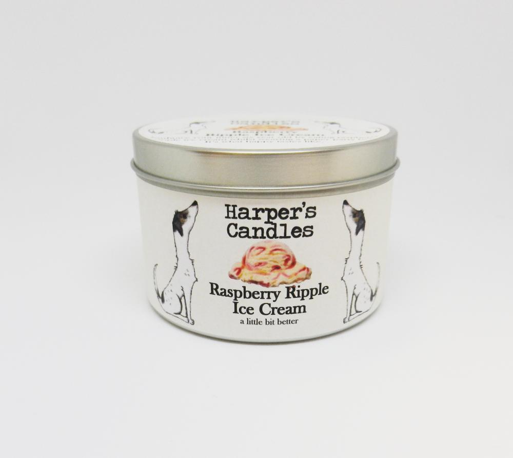 Raspberry Ripple Ice Cream - Harper's Candles - vegan geurkaars | tAK