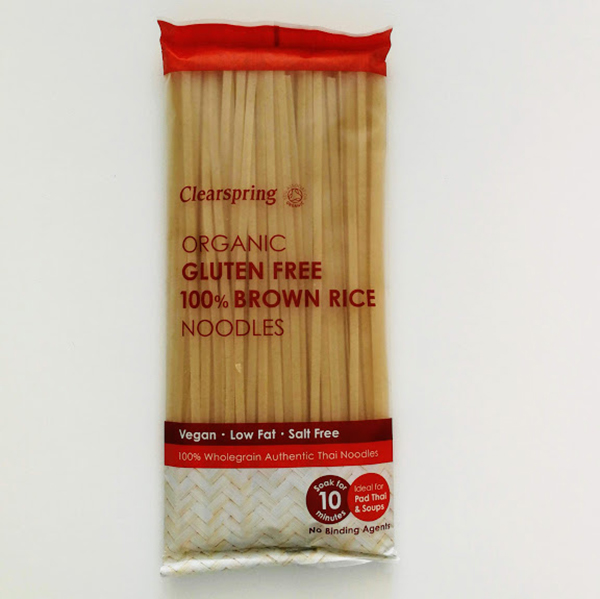 Clearspring Brown Rice Noodles - volle bruine rijst noedels, 200gr | tAK