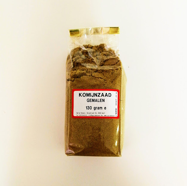 gemalen gedroogde kruiden - Komijnzaad gemalen - 130gr - | tAK