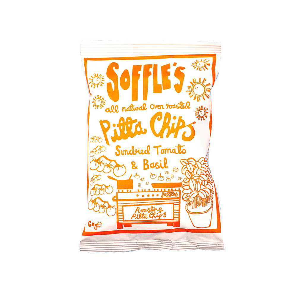 Pitta Chips Sundried Tomato - Soffle's Pitta Chips vegan | tAK