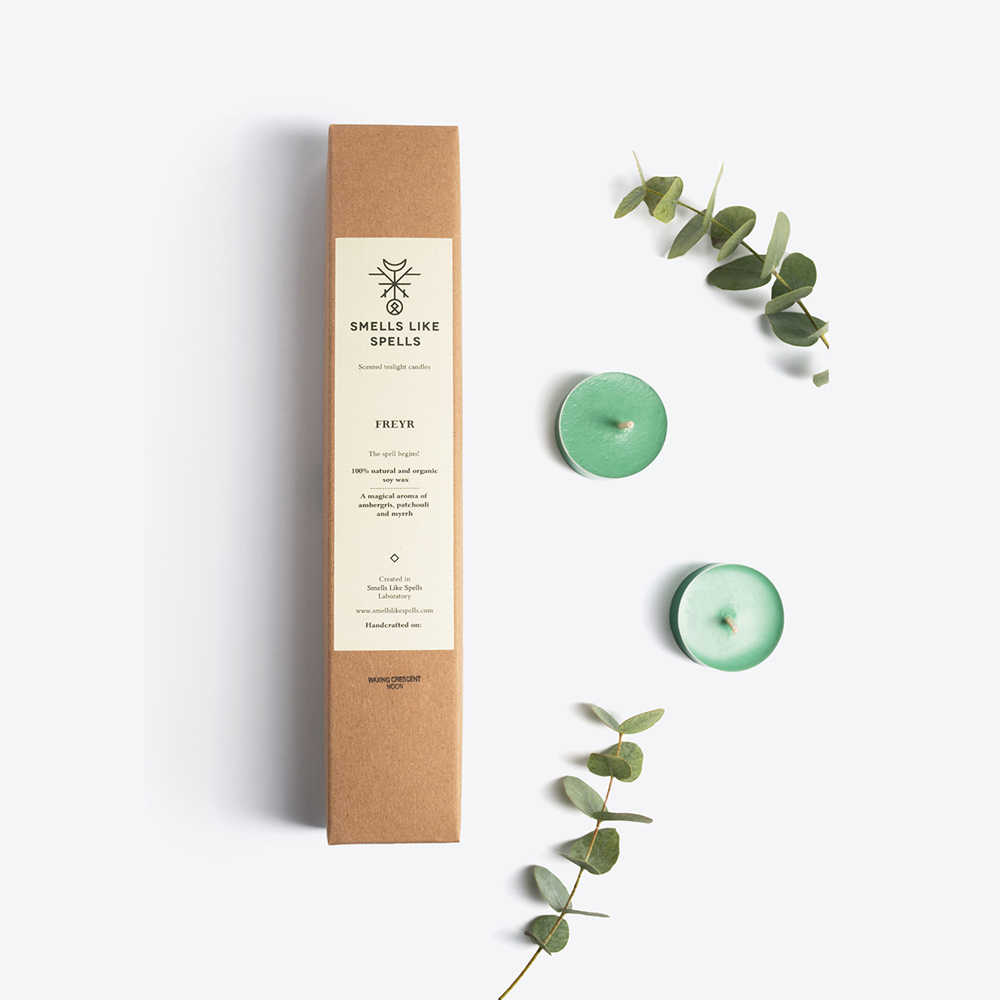 Smells Like Spells Freyr - noorse mythologie theelichtjes, 6st | tAK