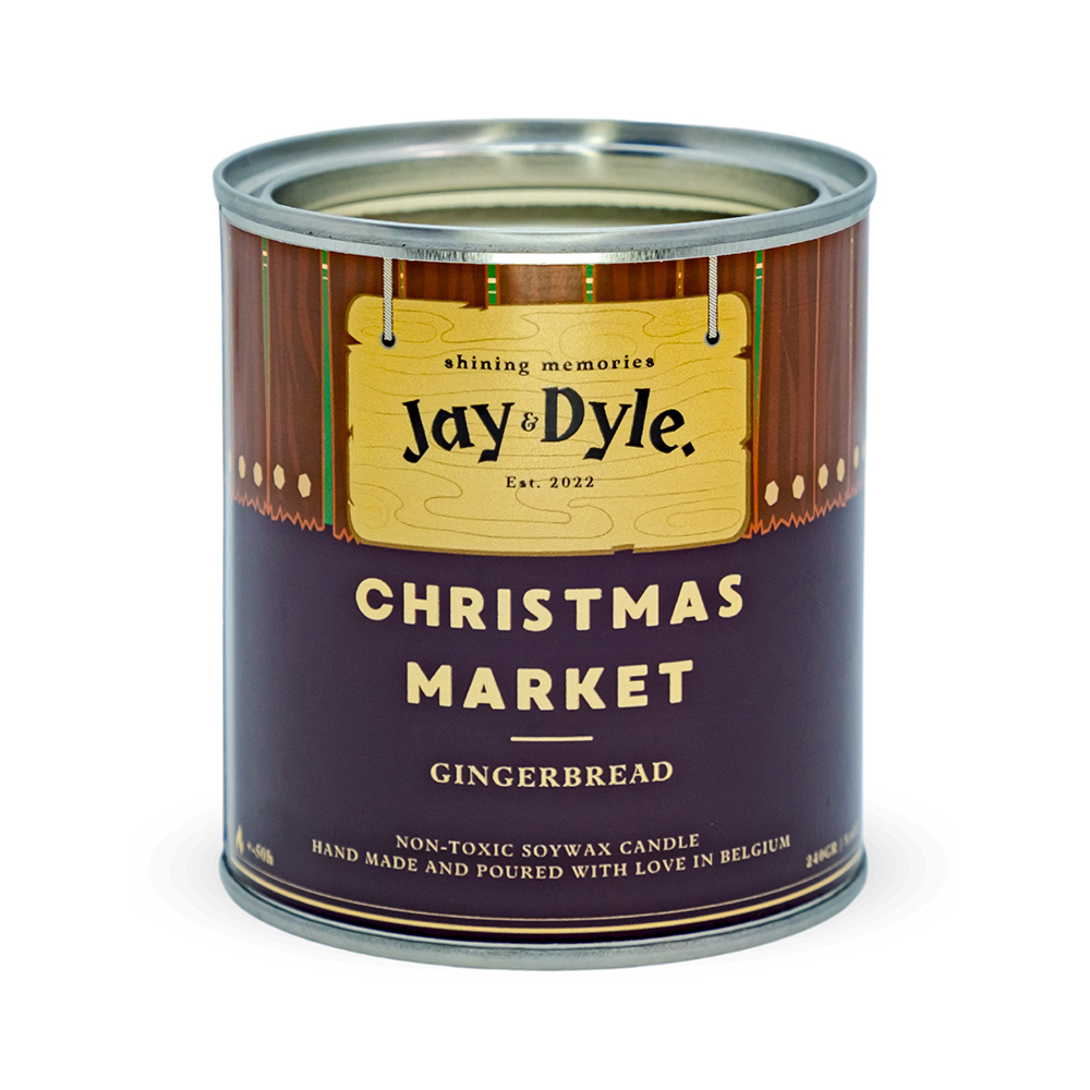 Jay & Dyle - Christmas Market - vegan kerstkaars, 50h - tak | a plant ...