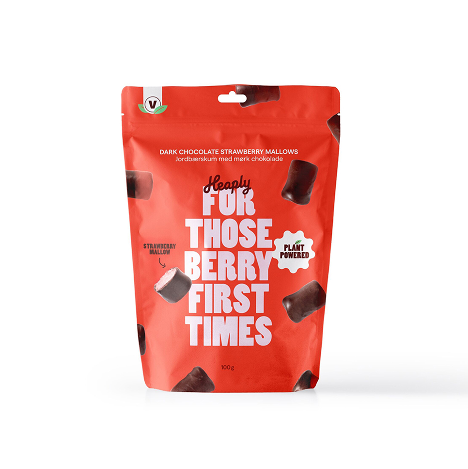 Heaply Strawberry Mallows - vegan marshmallows, 100gr | tAK